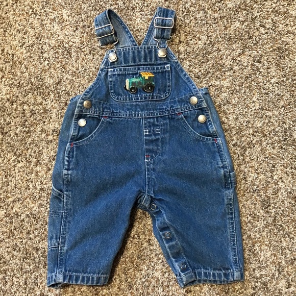 GAP | Bottoms | Baby Gap Denim Tractor Overalls | Poshmark